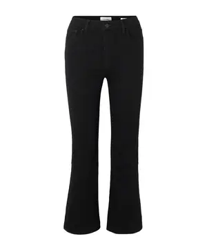 FRAME Reboot Crop Stretch High-rise Bootcut Jeans