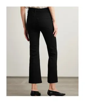 FRAME Reboot Crop Stretch High-rise Bootcut Jeans