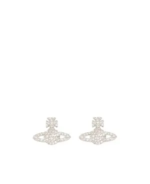 VIVIENNE WESTWOOD Logo Earrings - Gray