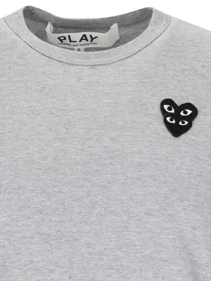 Play Comme Des Garcon Comme Des Garons Play Logo Patch Crewneck T-shirt