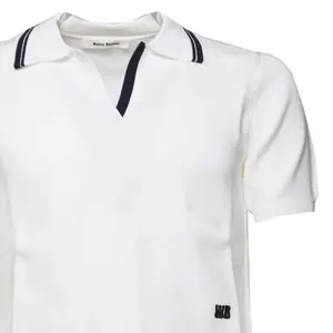 WALES BONNER Short-sleeved Polo Shirt