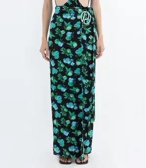 Coperni Printed Wrap Skirt