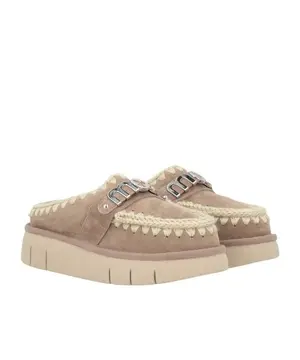 Mou Round-toe Mules