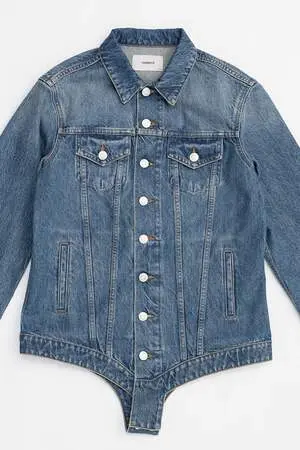Coperni Tight-shaped Denim Jacket