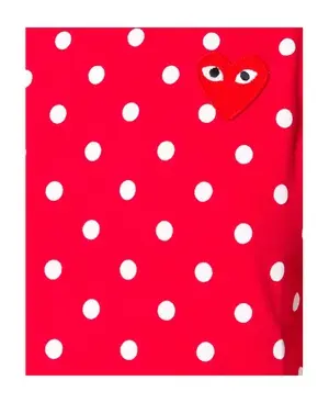 Play Comme Des Garcon Polka Dot Long Sleeve T-shirt