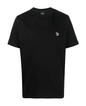 Paul Smith Zebra Patch Crewneck T-shirt - Black