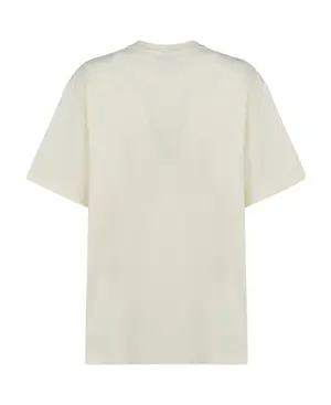 MSGM Logo Embroidered Crewneck T-shirt