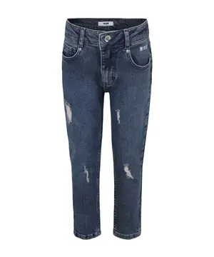 MSGM Slim-leg Jeans - Blue