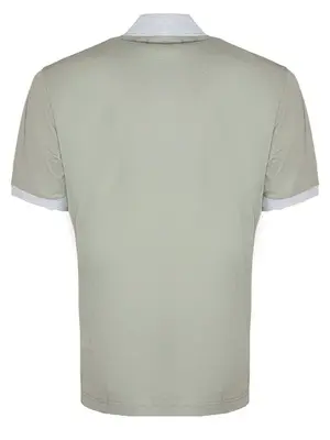 Eleventy Contrast-collar Polo Shirt