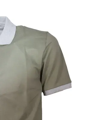 Eleventy Contrast-collar Polo Shirt