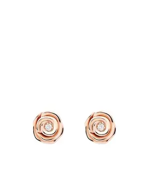 Dior Rose Couture Earrings - Yellow