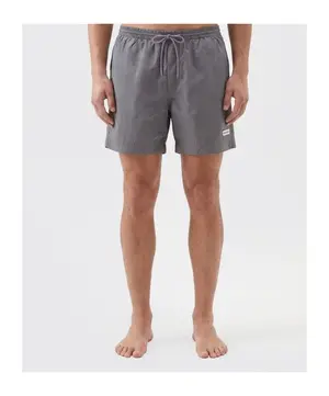 Woolrich Logo Patch Solid Swim Shorts