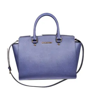 Michael Kors Logo Shoulder Bag - Blue