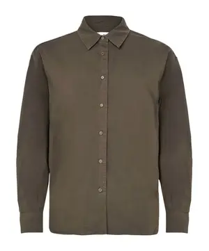 NILI LOTAN Amante Shirt - Brown