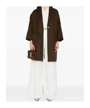 SEMICOUTURE Lapel Wide-sleeved Coat