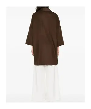 SEMICOUTURE Lapel Wide-sleeved Coat