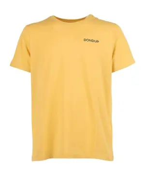 DONDUP Cotton T-shirt - Yellow