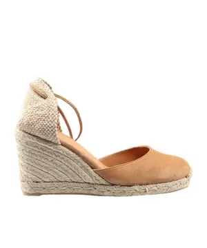 CastaÑer Carina Round-toe Wedge Espadrilles - Nude