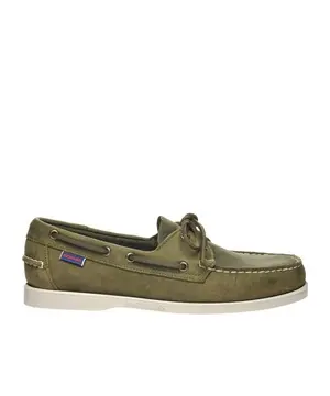 SEBAGO Suede Boat Shoes - Green