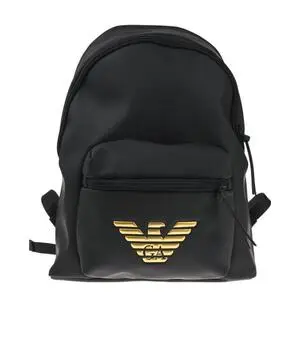 Emporio Armani Zippered Backpack - Black