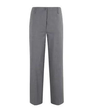 SEMICOUTURE Belt-lined Casual Pants - Gray