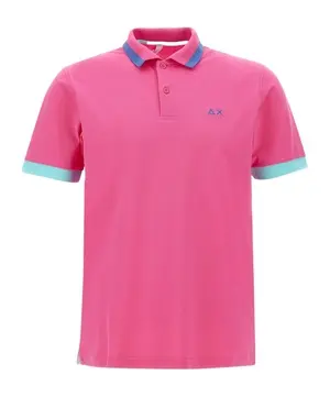 SUN 68 Logo Embroidered T-shirt