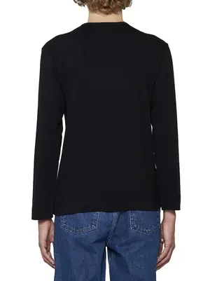 Play Comme Des Garcon Logo Long-sleeved T-shirt