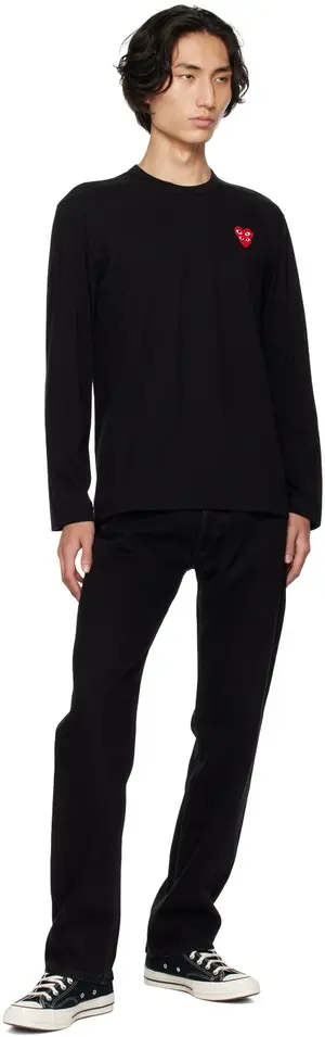 Play Comme Des Garcon Logo Long-sleeved T-shirt