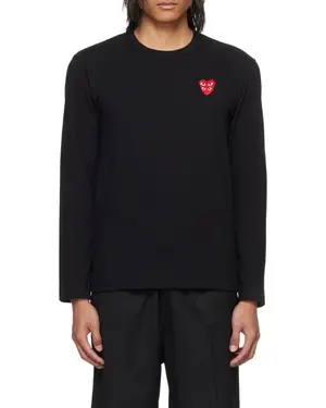 Play Comme Des Garcon Logo Long-sleeved T-shirt