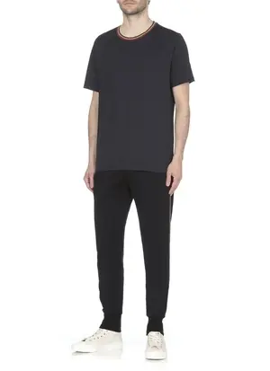 Paul Smith Artist Stripe Collar T-shirt