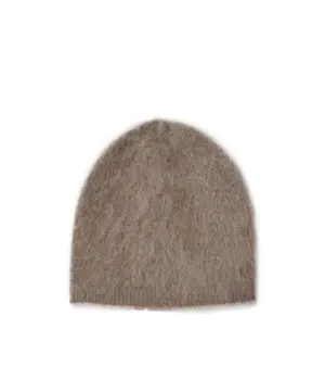 LISA YANG Brushed Cashmere Beanie - Gray