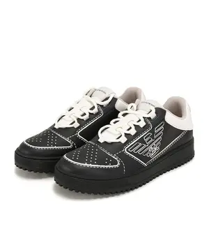 Emporio Armani Strap-up Casual Sneakers