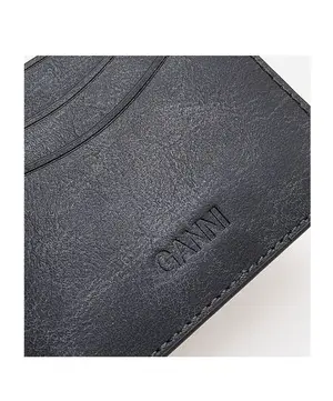 GANNI Logo-patch Card Holder