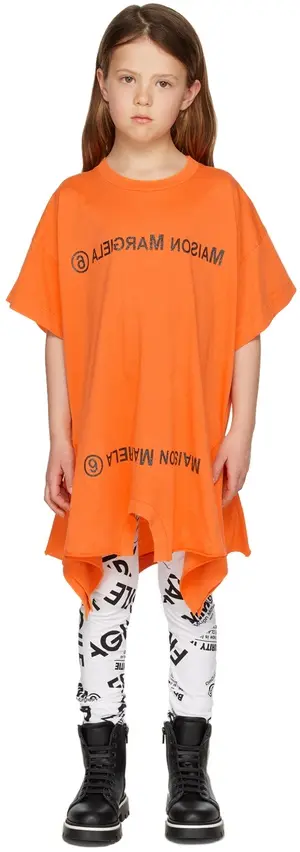 MAISON MARGIELA Logo Printed T-shirt Dress