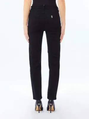 Liu Jo Faux Leather Slim Fit Trousers