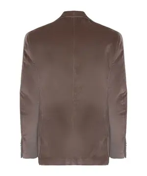 LARDINI Corduroy Single-breasted Blazer