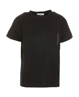 Fabiana Filippi Short-sleeved Crewneck T-shirt - Black