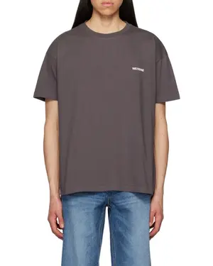 We11Done Logo-print Cotton T-shirt - Black
