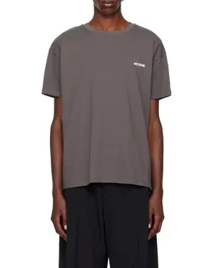 We11Done Logo-print Cotton T-shirt