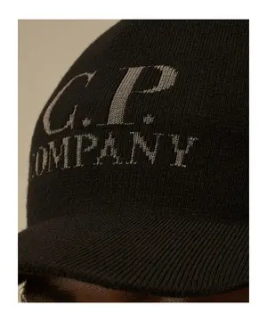 C.P. COMPANY Extrafine Merino Wool Logo Cap