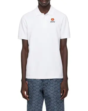 Kenzo Boke Flower Embroidered Polo Shirt