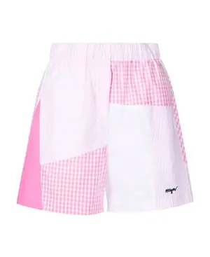 MSGM Patchwork Elasticated Shorts - Pink