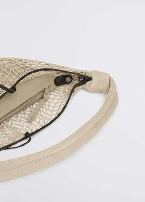 LEMAIRE Fortune Croissant Filt Zip-up Shoulder Bag - Light Beige