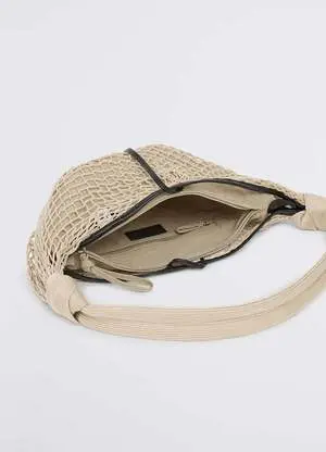 LEMAIRE Fortune Croissant Filt Zip-up Shoulder Bag - Light Beige