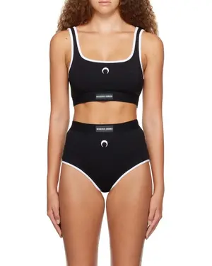 MARINE SERRE Logo Bra