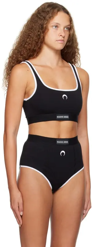 MARINE SERRE Logo Bra