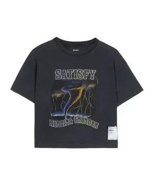 Satisfy Mothtech Graphic-print T-shirt - Black
