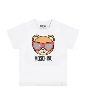 Moschino Teddy-print T-shirt - White