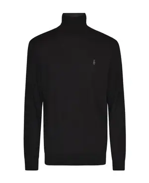 Polo Ralph Lauren Turtleneck Knitted Jumper - Black