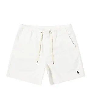 Polo Ralph Lauren Embroidered Corduroy Shorts - White
